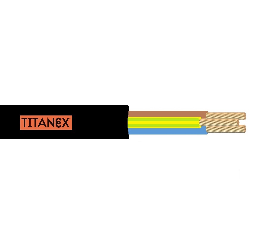 Meterware Gummikabel Titanex H07RN-F 3G2,5qmm | Gummikabel / Titanex | Kabel & Leitungen ...